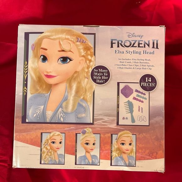 Disney | Toys | Nwt Frozen 2 Elsa Styling Head | Poshmark